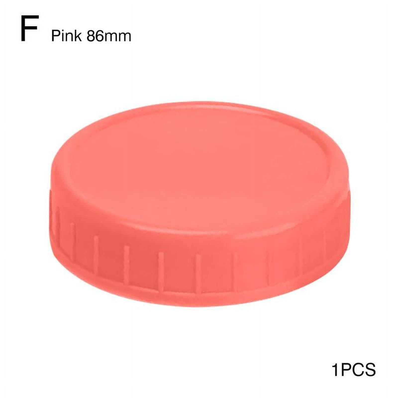 Plastic Leakproof Caps Lids Silicone Seal O-Ring Mason Jar Replacement ...