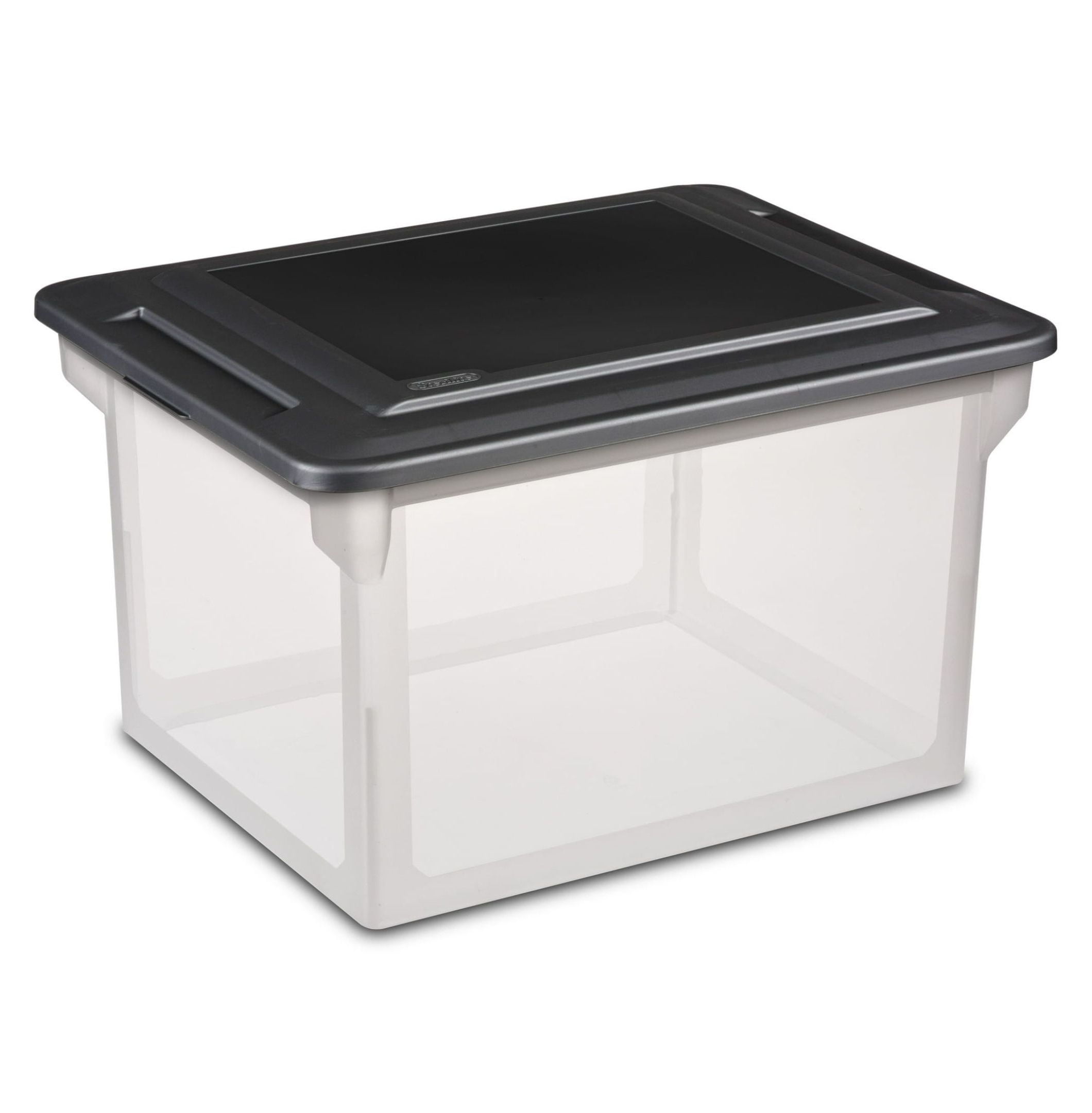 Plastic Letter-Size File Box, Clear - Walmart.com