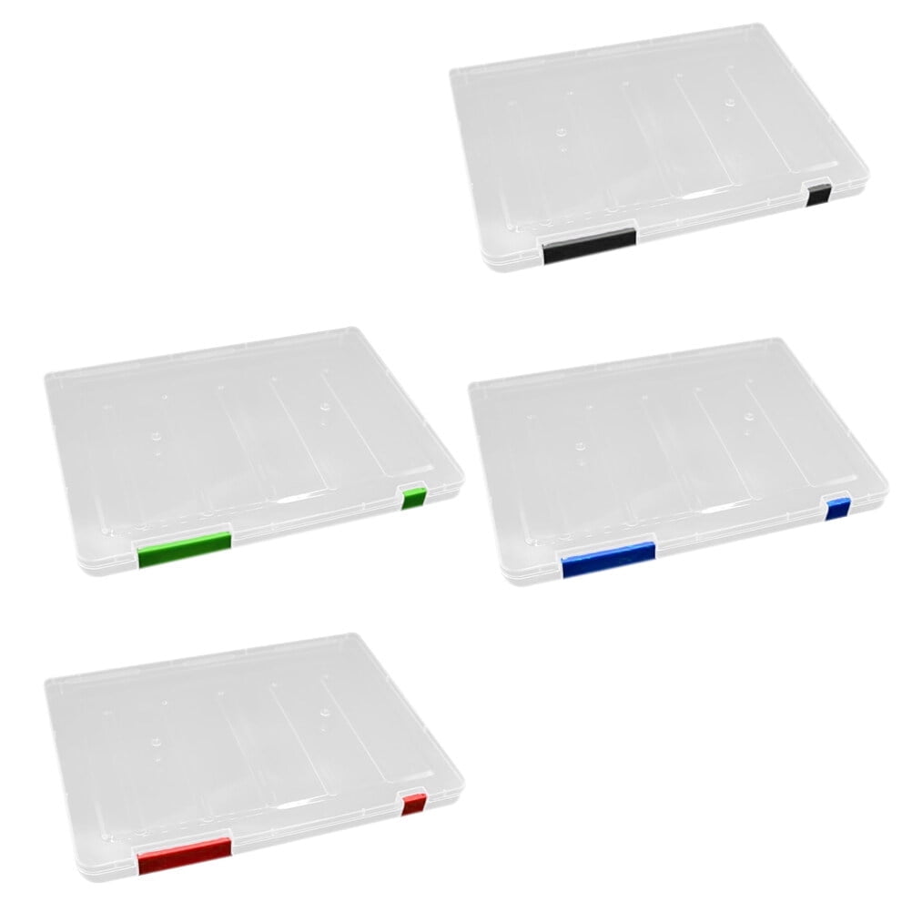 Plastic Letter-Size File Storage Box, 4 Pack - Walmart.com
