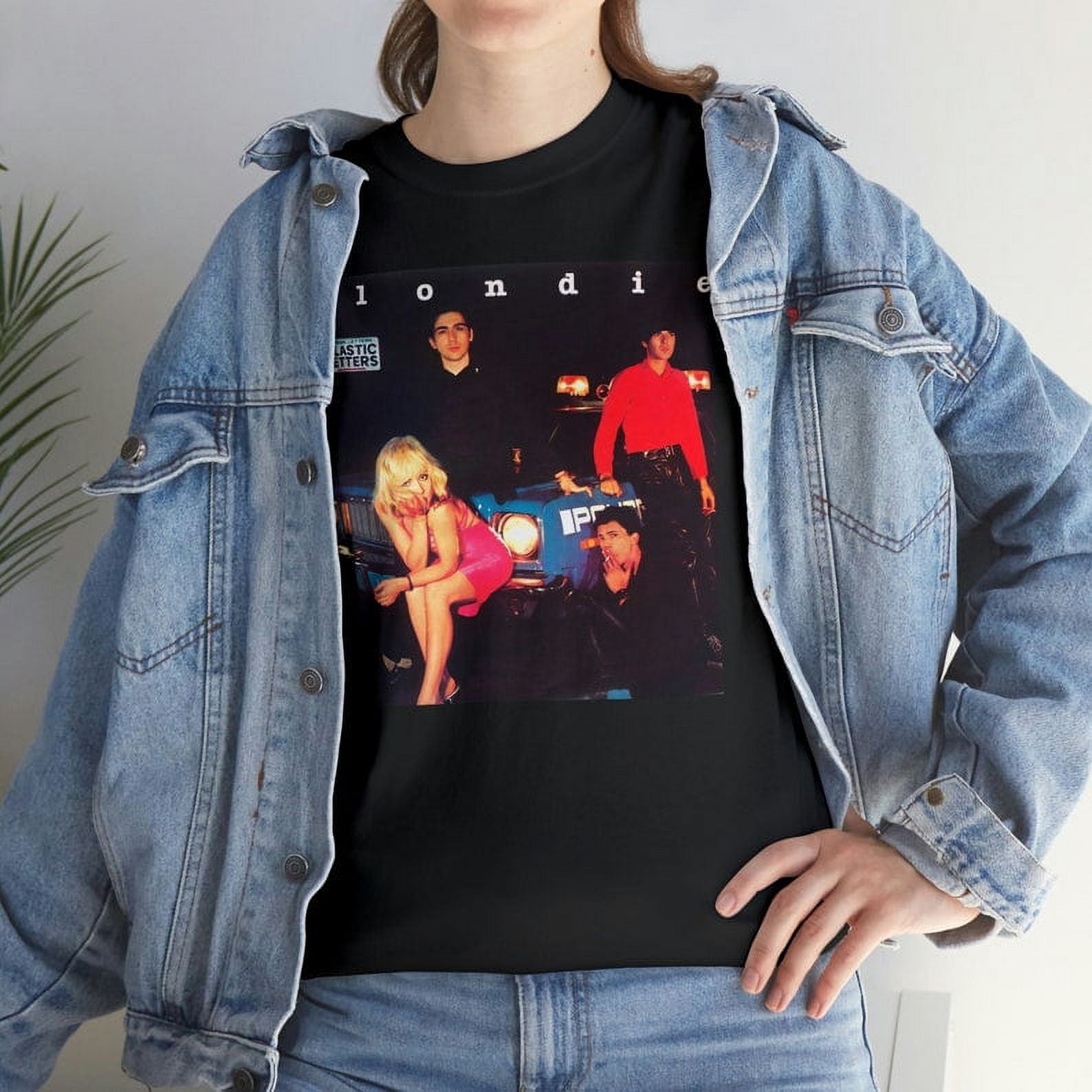 Plastic Letters Blondie Band poster album cover T shirt all sizes S-4XL ...