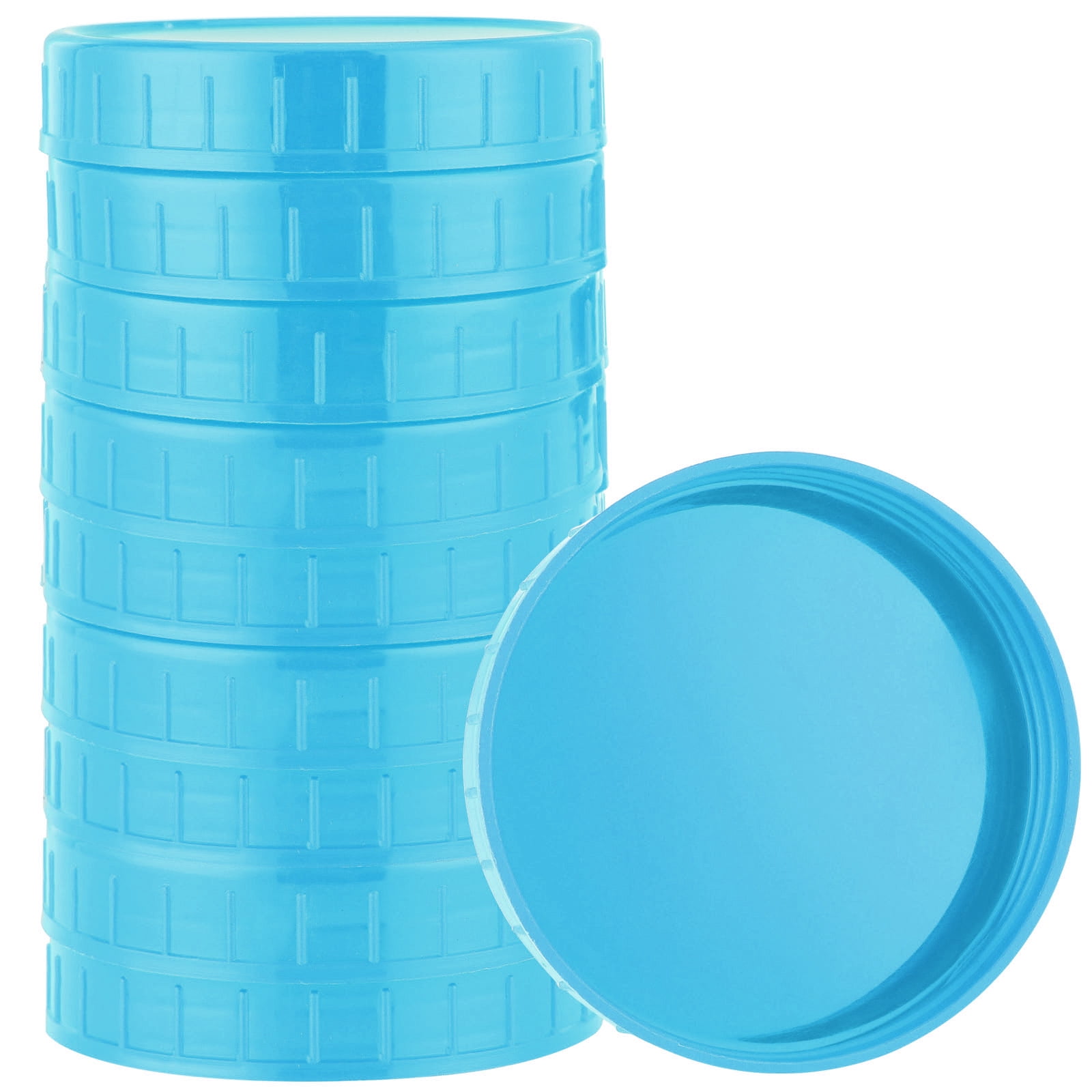 Plastic Lids Colorful Lids Mason Jar Lids Flower Tea Bottle Lids Mason ...