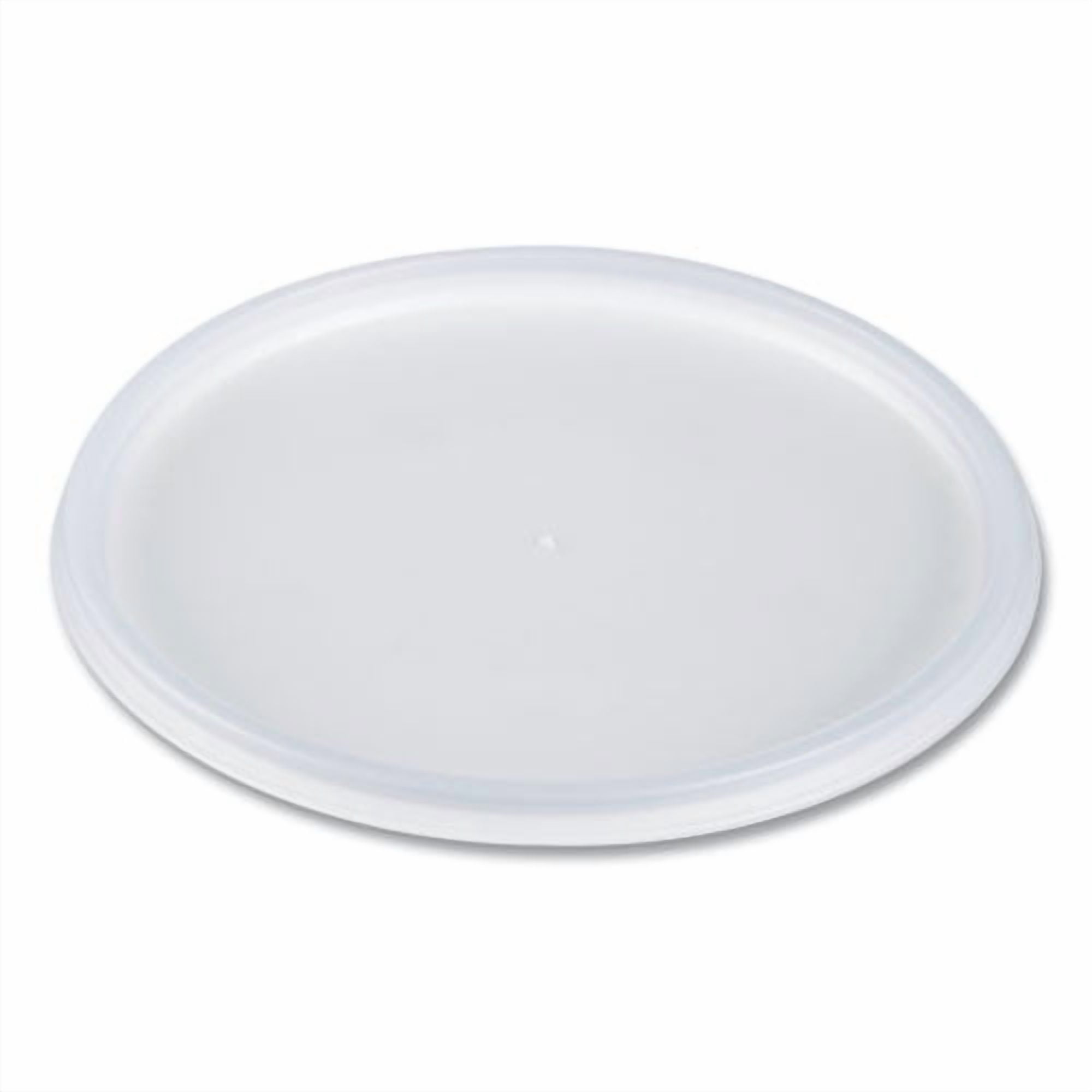 Plastic Lids for Foam Containers, Flat, Vented, Fits 24 oz to 32 oz ...