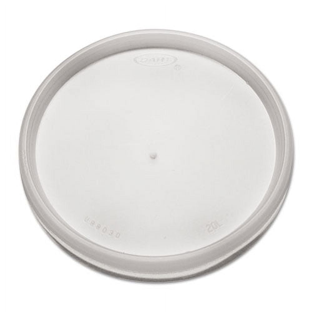 Plastic Lids for Foam Cups, Bowls and Containers, Flat, Vented, Fits 6 ...