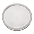 Plastic Lids for Foam Cups, Bowls and Containers, Flat, Vented, Fits 6 ...