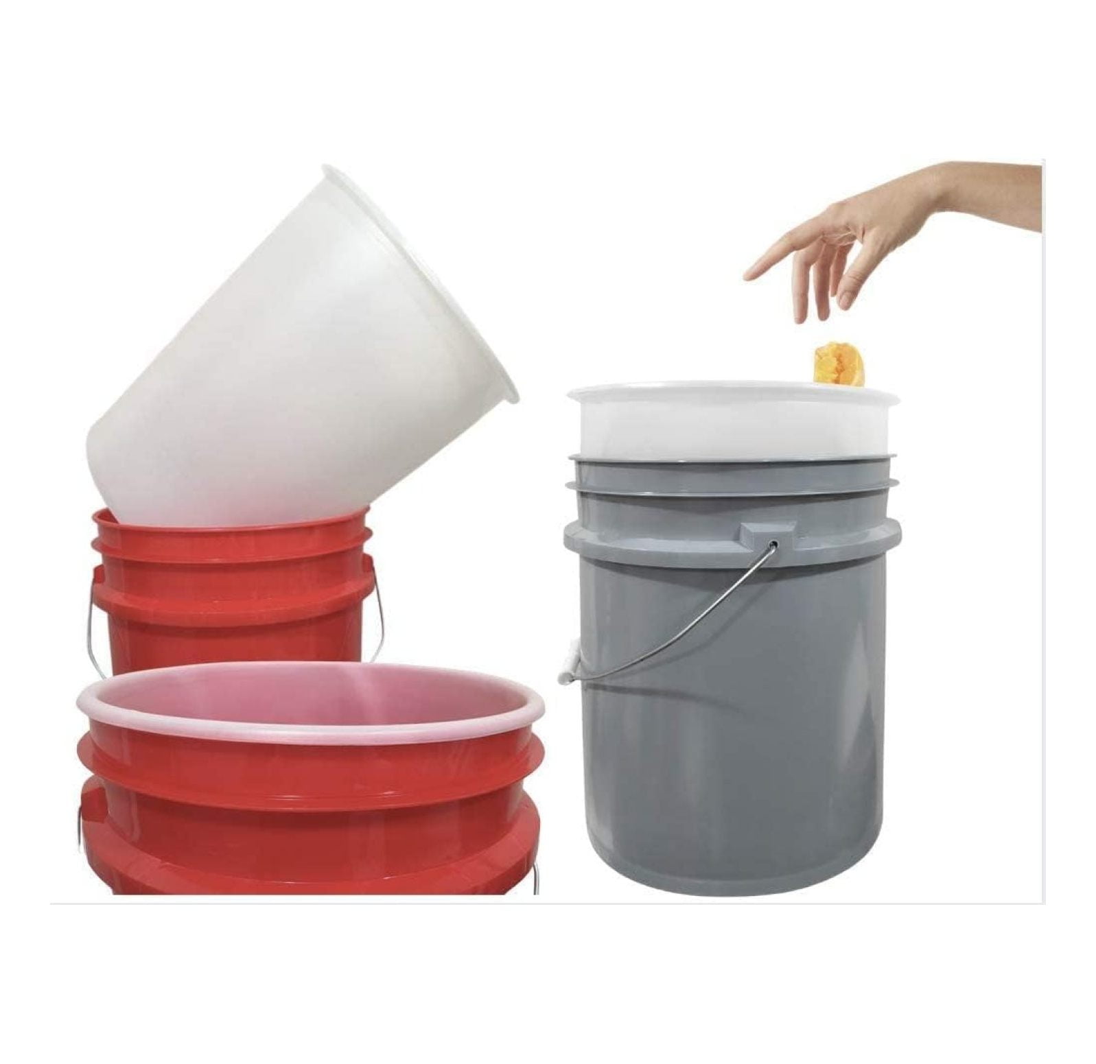 Plastic Liners for Painting Cleaning Jobs for 5 Gallon Buckets pails ...