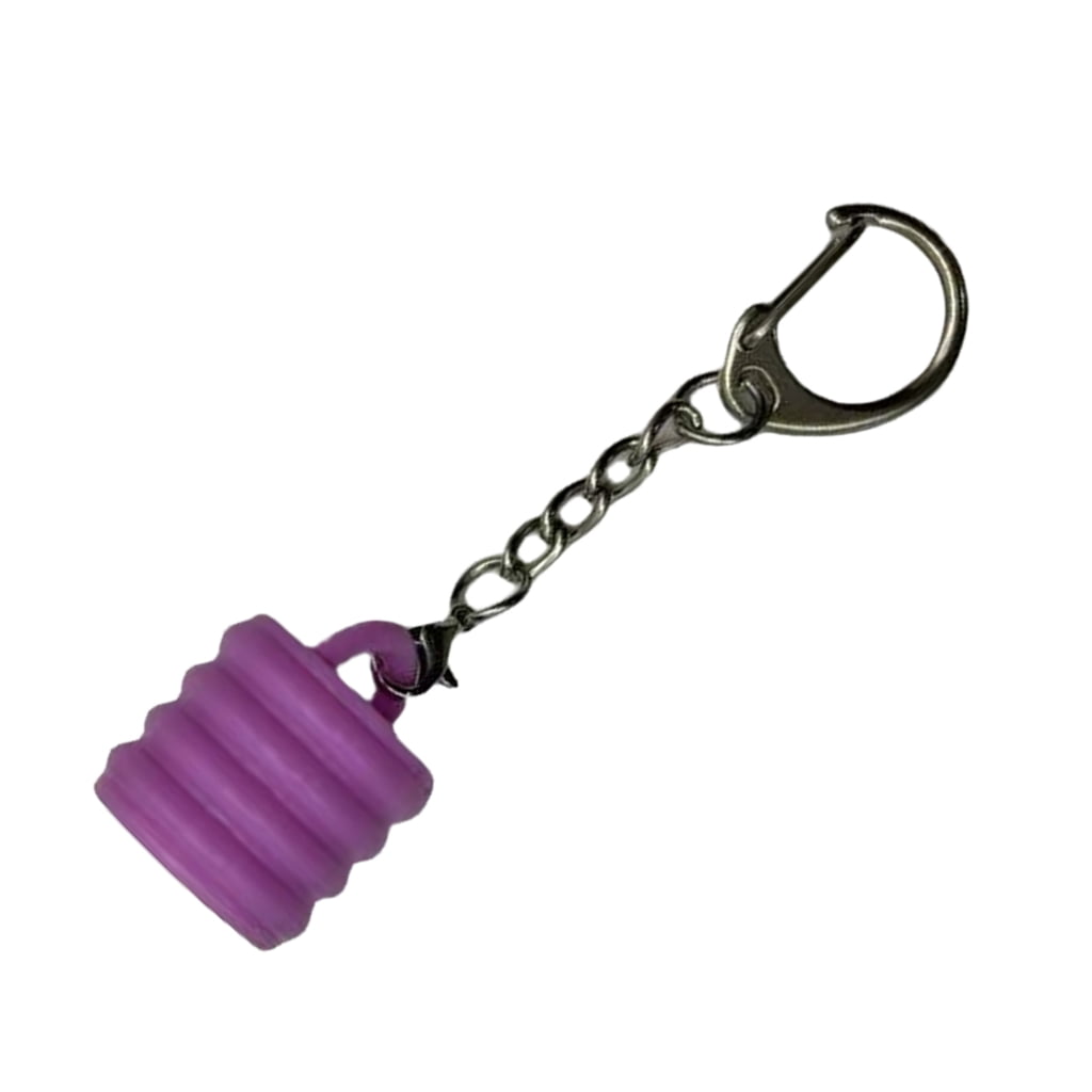 Plastic Lip Gloss Keychain Caps for Women Portable Lid Repair Tubes for ...