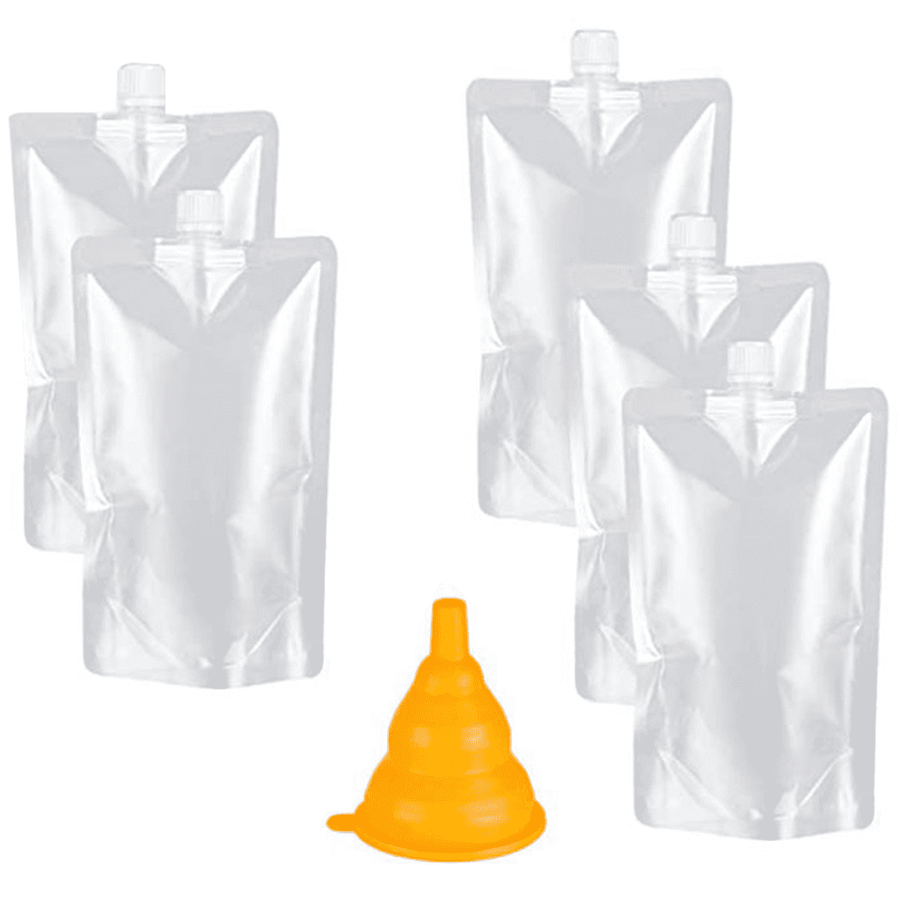 Plastic Liquor Pouches Drinking Flasks,Reusable Liquid Spout Bags,Bpa ...
