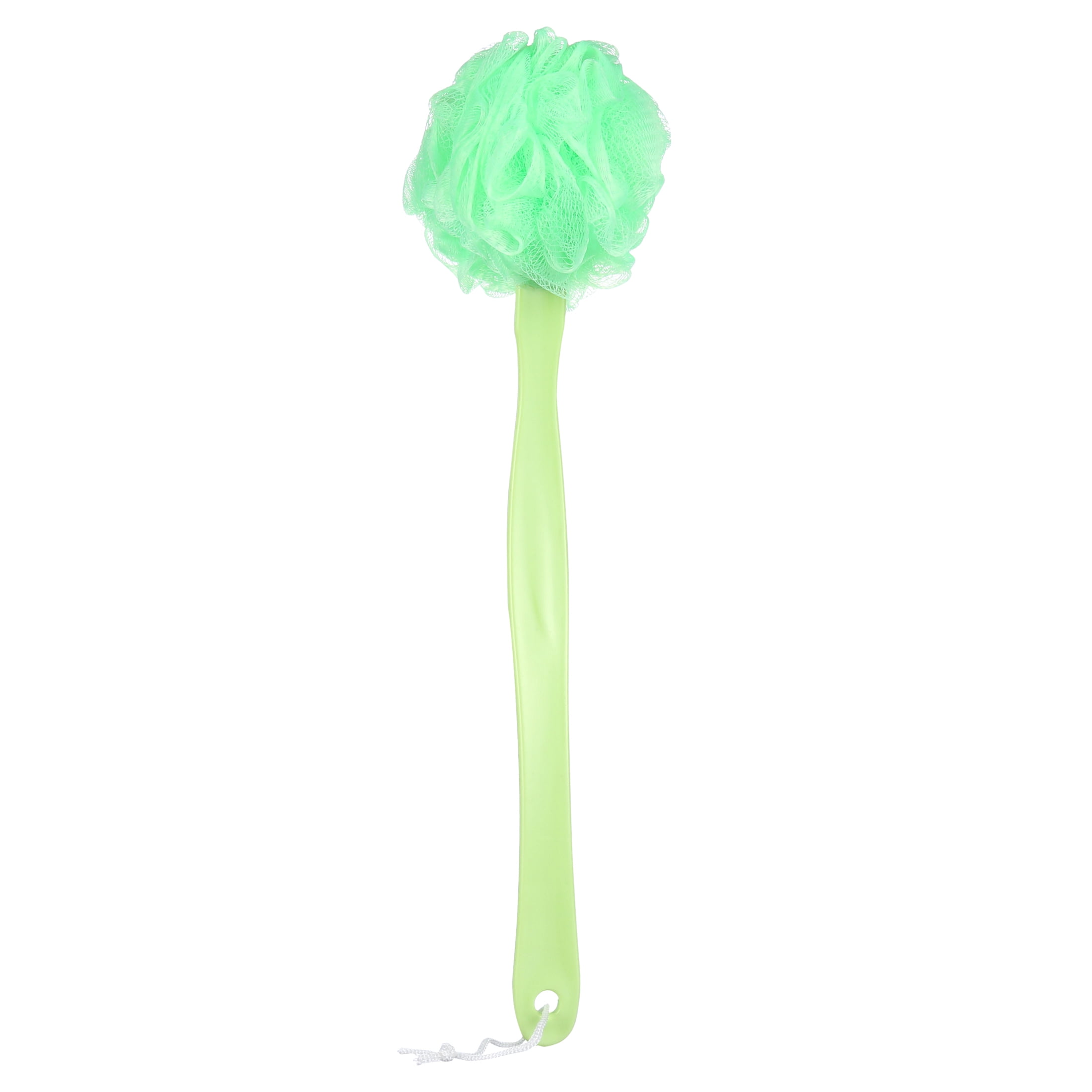 Plastic Long Handle Hanging Loofah On A Stick Loofah Back Scrubber For Shower Bath Sponge With