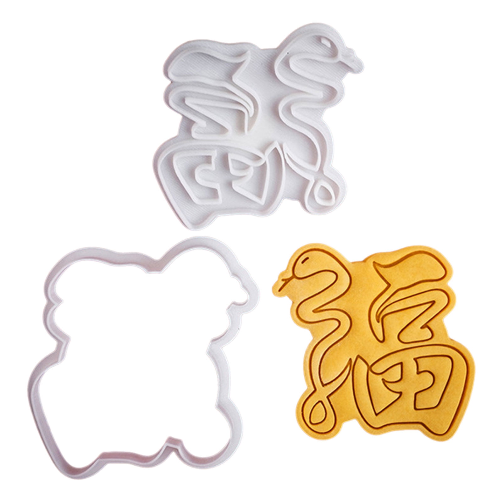 Plastic Luck Character Themed Baking Mold Creative Biscuit Mould ...