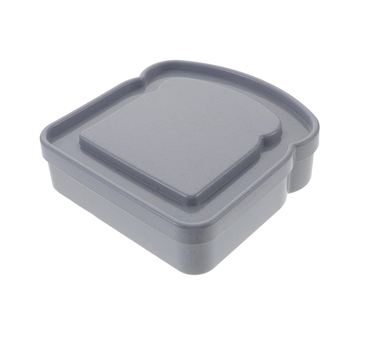 Plastic Lunch Box 1 Pc,Sandwich Container for Lunch,Toast Shape Food ...