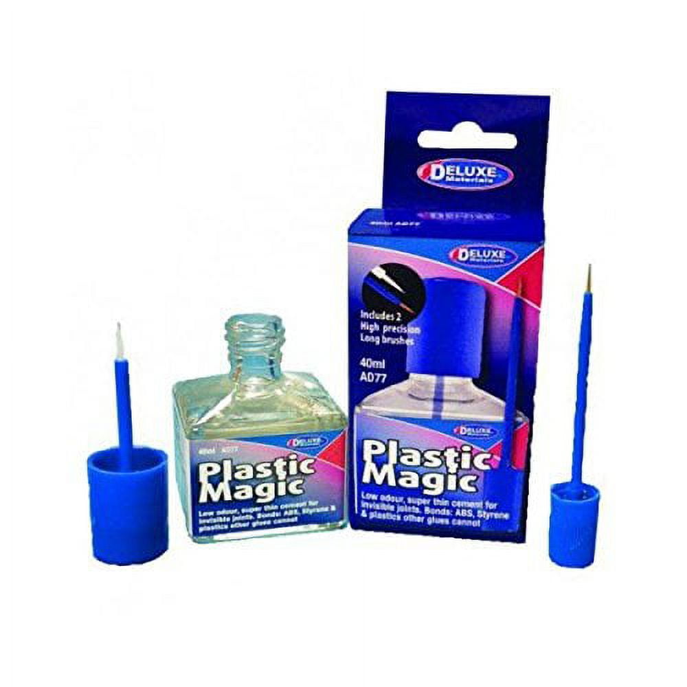 Deluxe Materials A077 Plastic Magic Adhesive Glue - Walmart.com