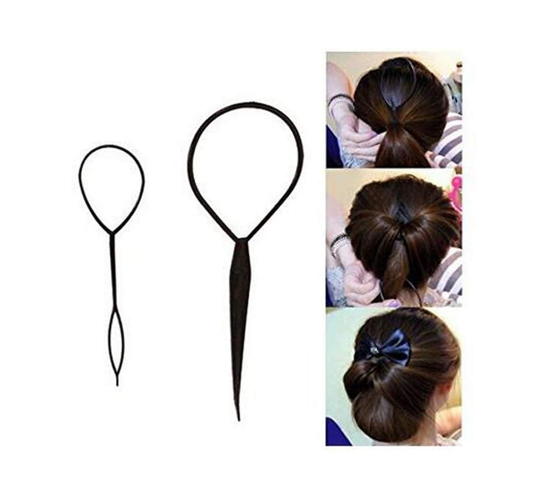 Plastic Magic Pull Hair Pin Clip Hair Braid Ponytail Maker Hair ...