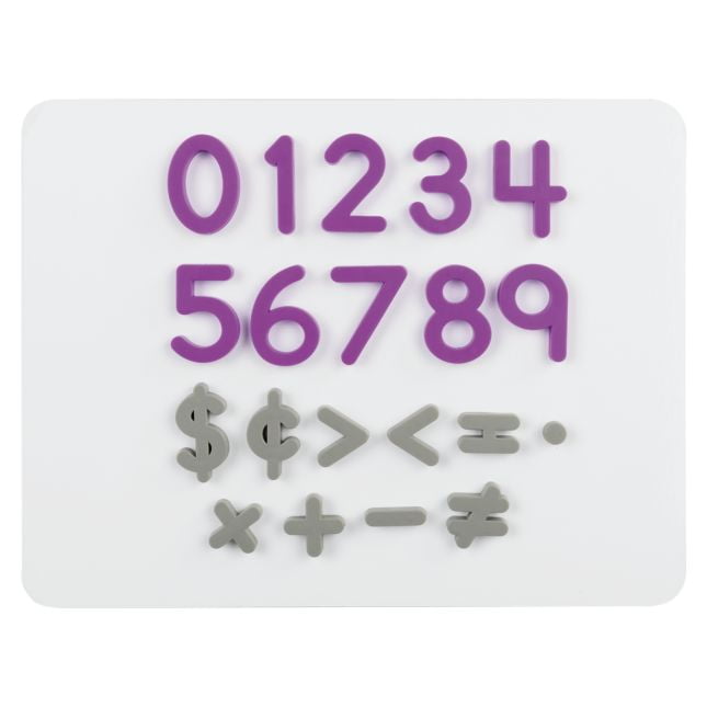 Plastic Magnetic Numbers And Math Symbols - 80 magnets - Walmart.com