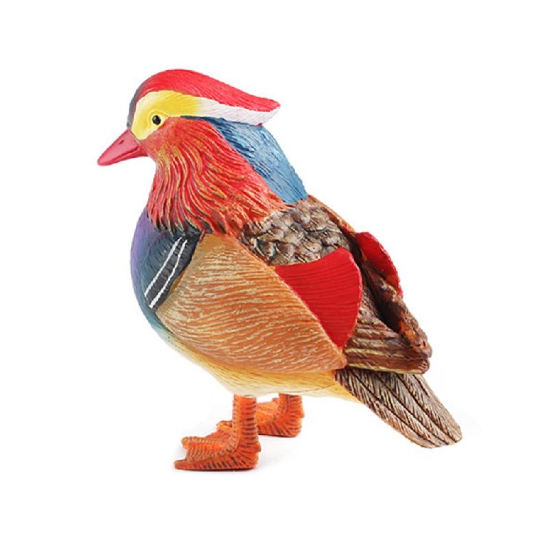 Plastic Mandarin Duck Figurines Ornaments Model Figures for Collect ...
