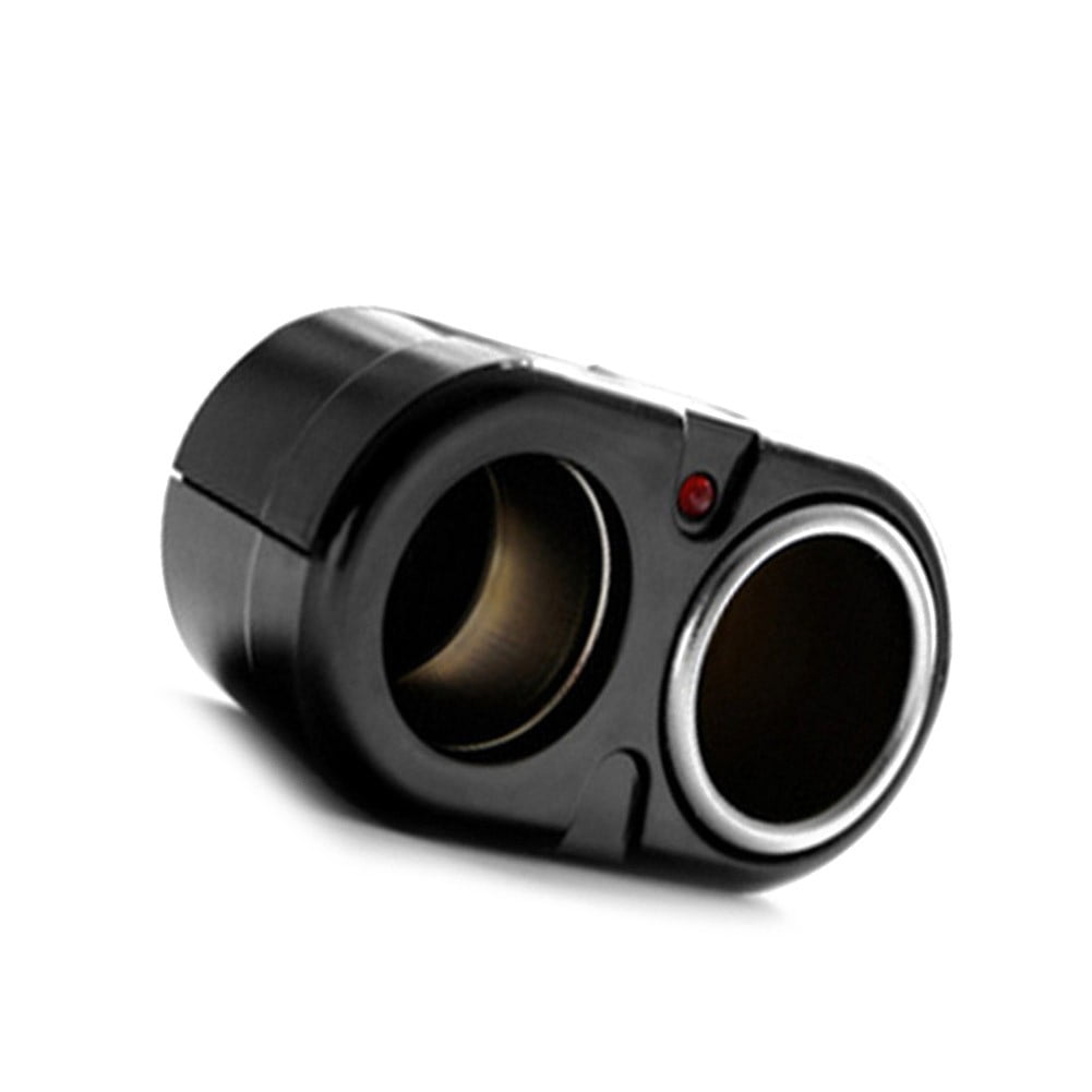 Plastic Material Black Electronics 1 To 2 9.5X6X5Cm Adapter Auto 12-24V Cigaret Splitter 2 Way ...