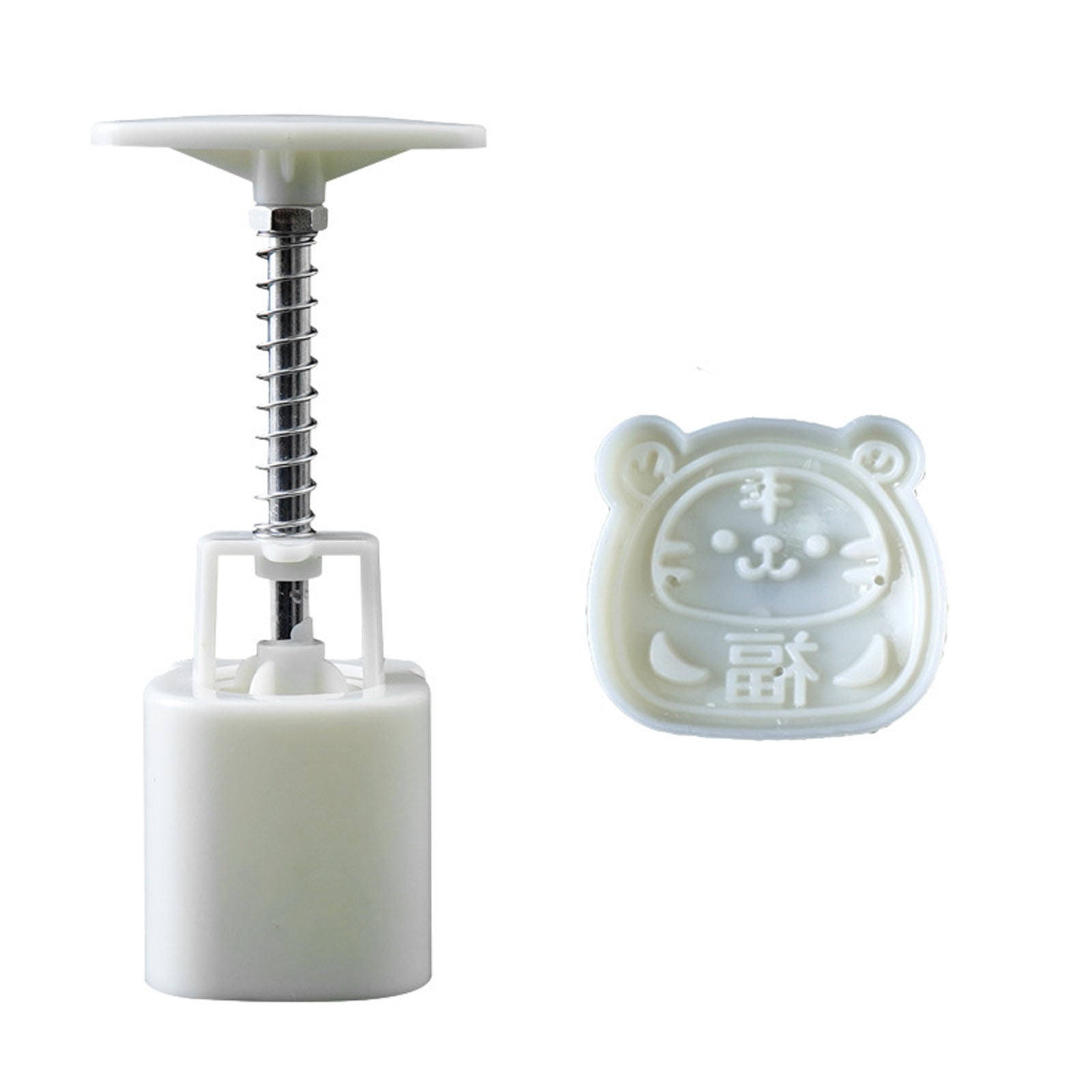 Mooncake Mold Cute Tiger Shaped DIY Hand Press Mooncake Cutters Pastry ...
