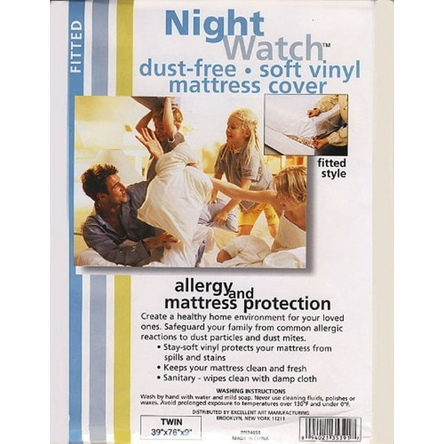 Gilbin Twin-Size Plastic Mattress Protector, Waterproof, Dustproof ...