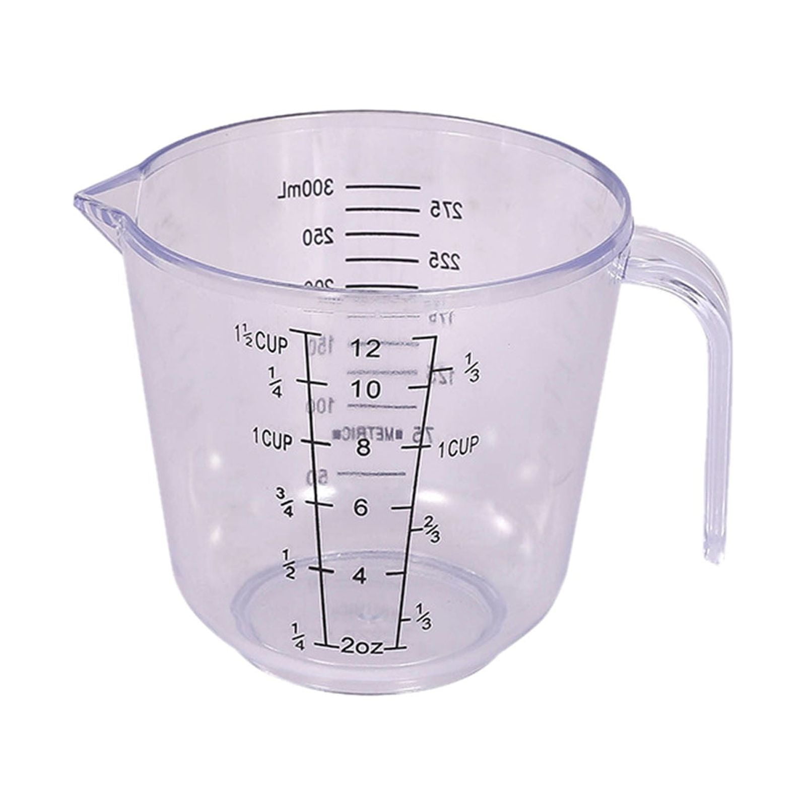 Plastic Measuring Cup, Clear Graduated Measuring Cups, Plastic Mug with ...