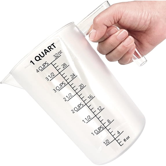 Plastic Measuring Cup with Handle, Pool Chemical Measuring Cup, Plastic ...