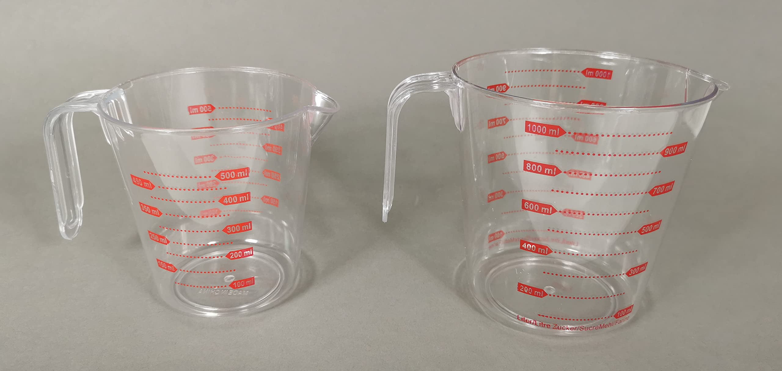 Plastic Measuring Cup for Kitchen Use (Clear 500 ml) - Walmart.com