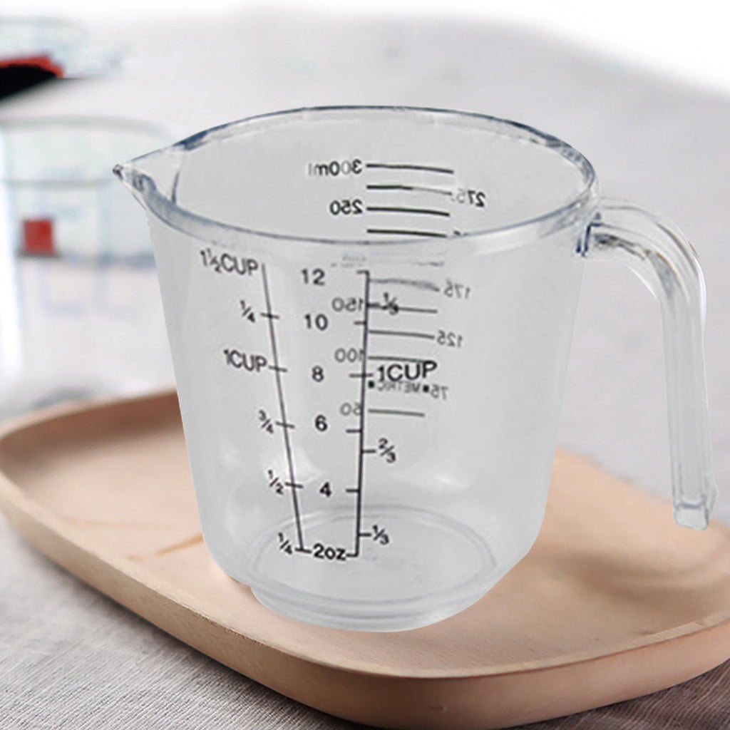 Plastic Measuring Cups, Food-Grade Measuring Jugs, 150/300/600ml ...