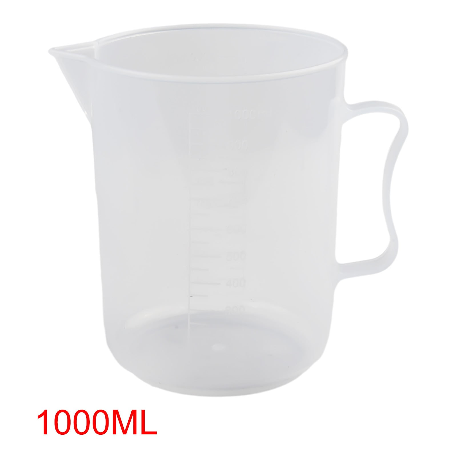 Plastic Measuring Jug Set - Transparent Beakers With Clear Scale 250Ml ...
