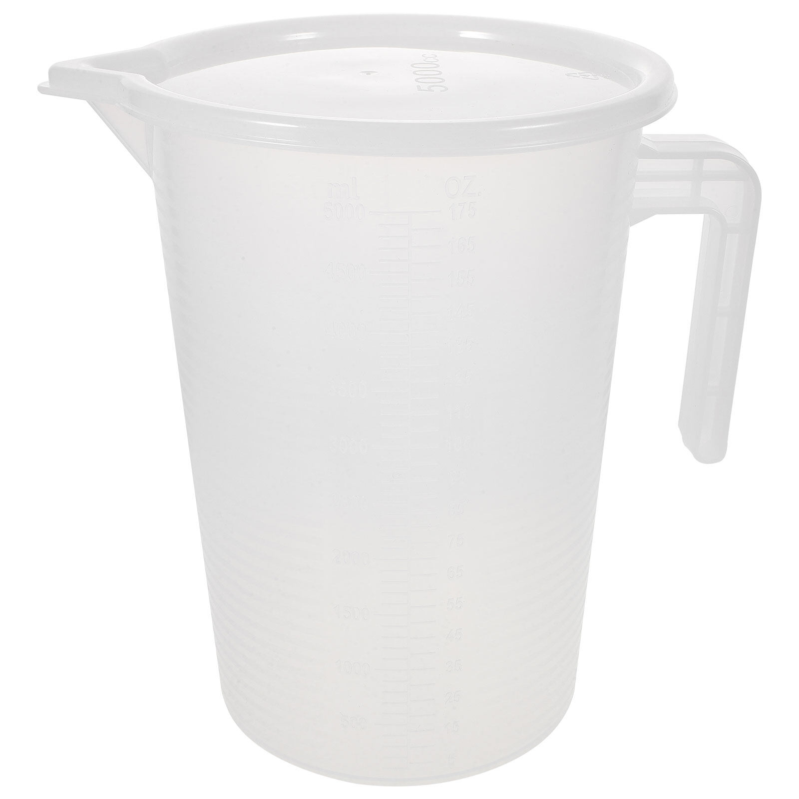 Plastic Measuring Jug with Cap Milk Measuring Pitcher Large Capacity ...