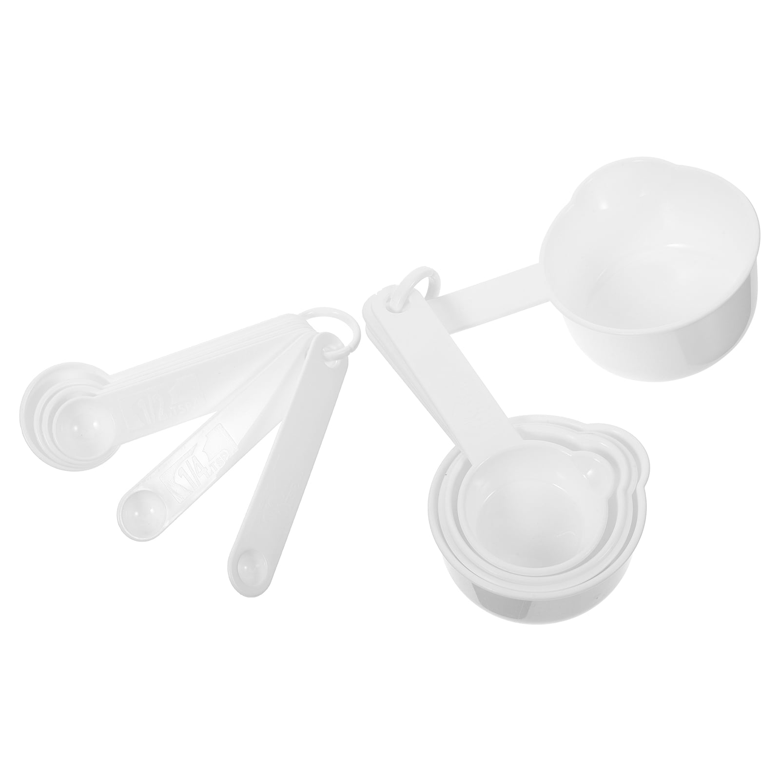 Plastic Measuring Spoon Set Metal Measuring Cups Plastic Spoons ...