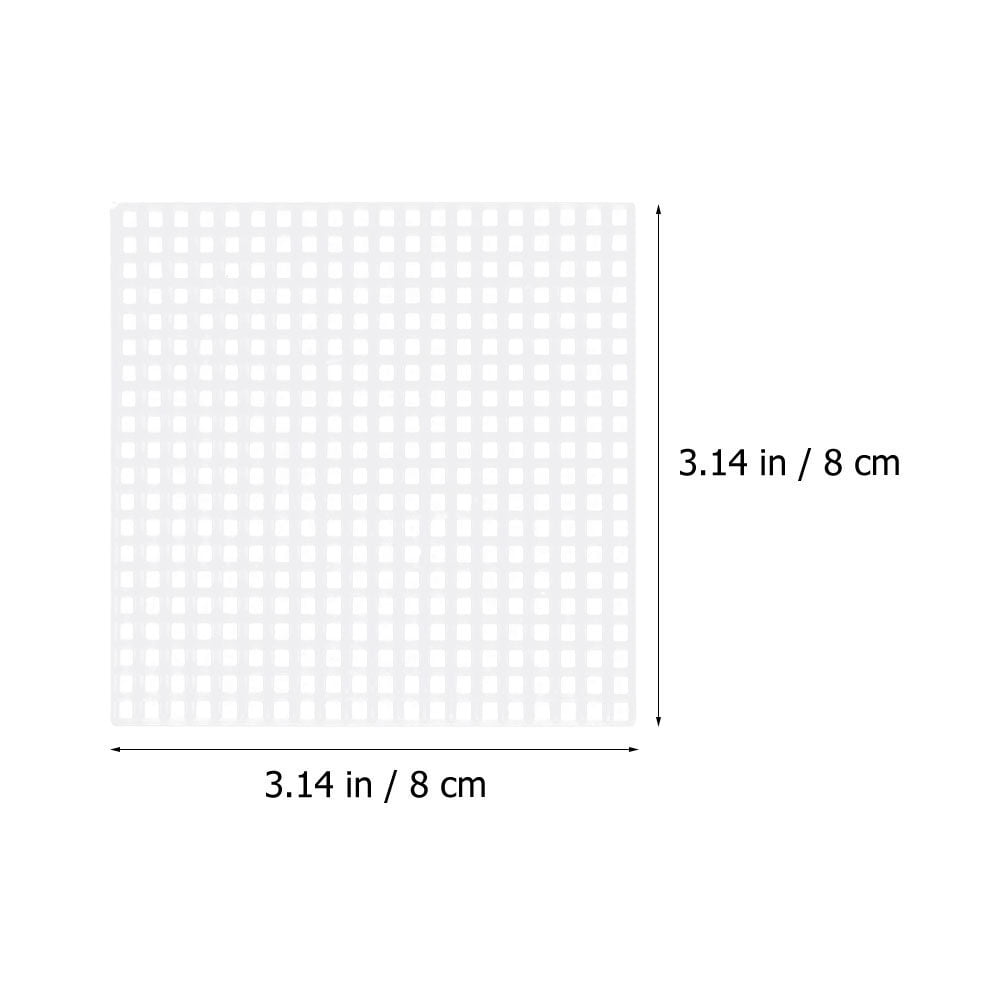 Plastic Mesh Sheet 25pcs Mesh Plastic Canvas Sheet Cross Stitch Sewing ...