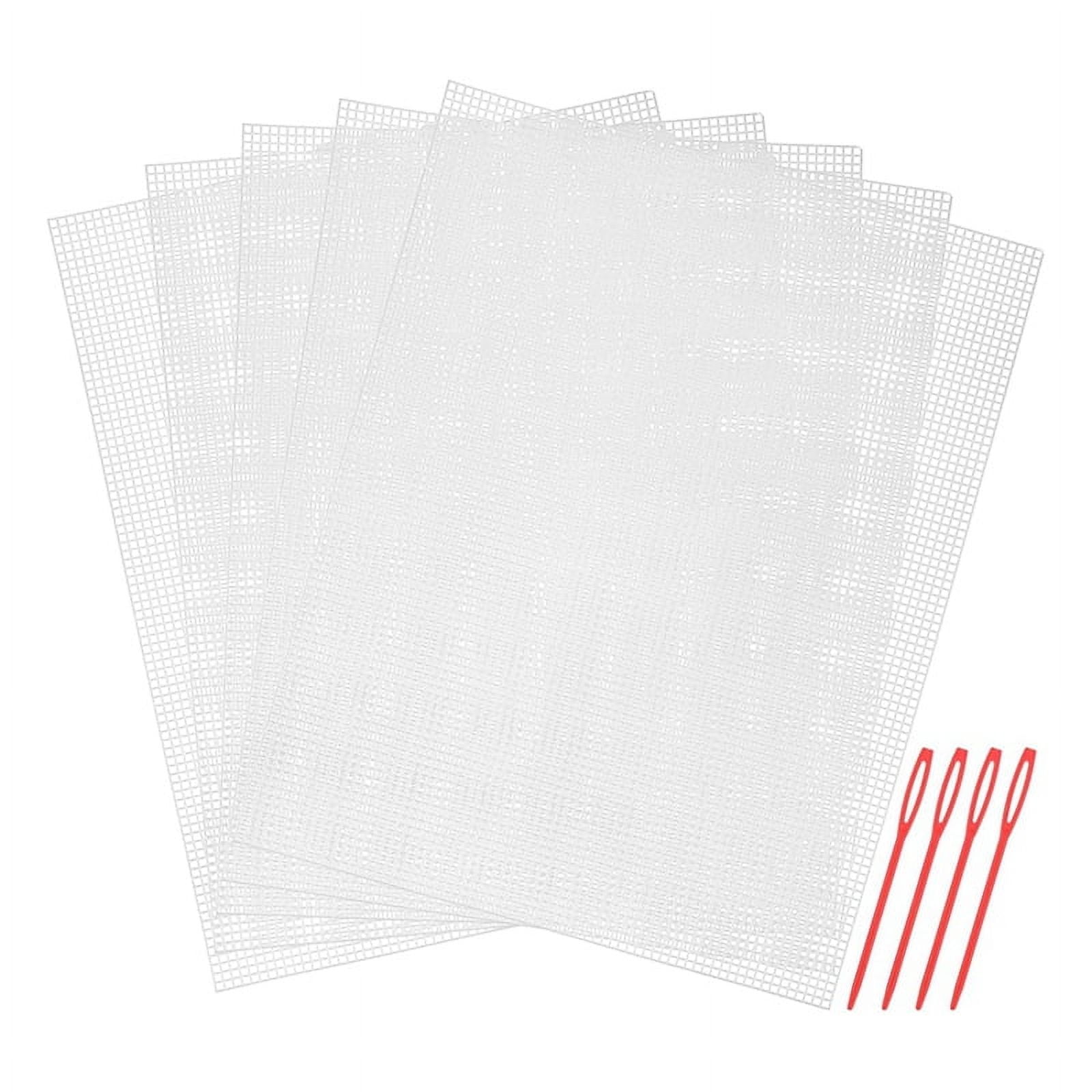 Plastic Mesh for Embroidery Plastic Canvas White Mesh for Acrylic Yarn ...