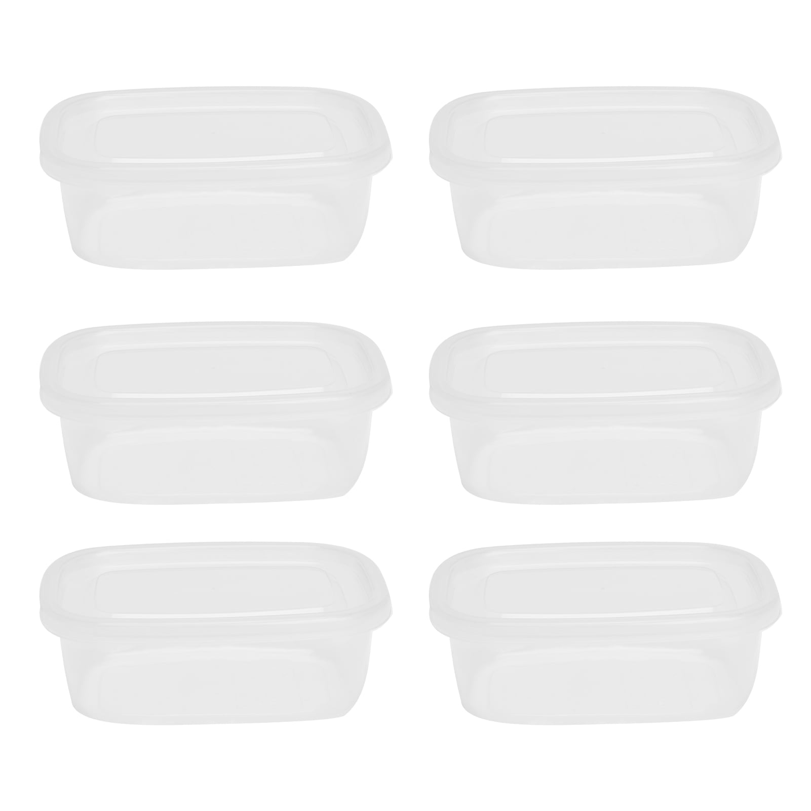 Plastic Microwavable Food Containers Meal Prep Containers with Lids for ...
