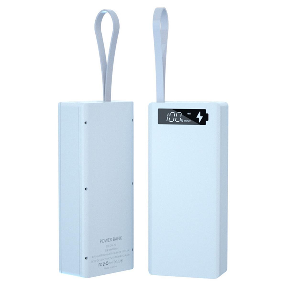 Plastic Mini DIY Battery Case Power Charger Shell Charging Box QC3.0 PD ...