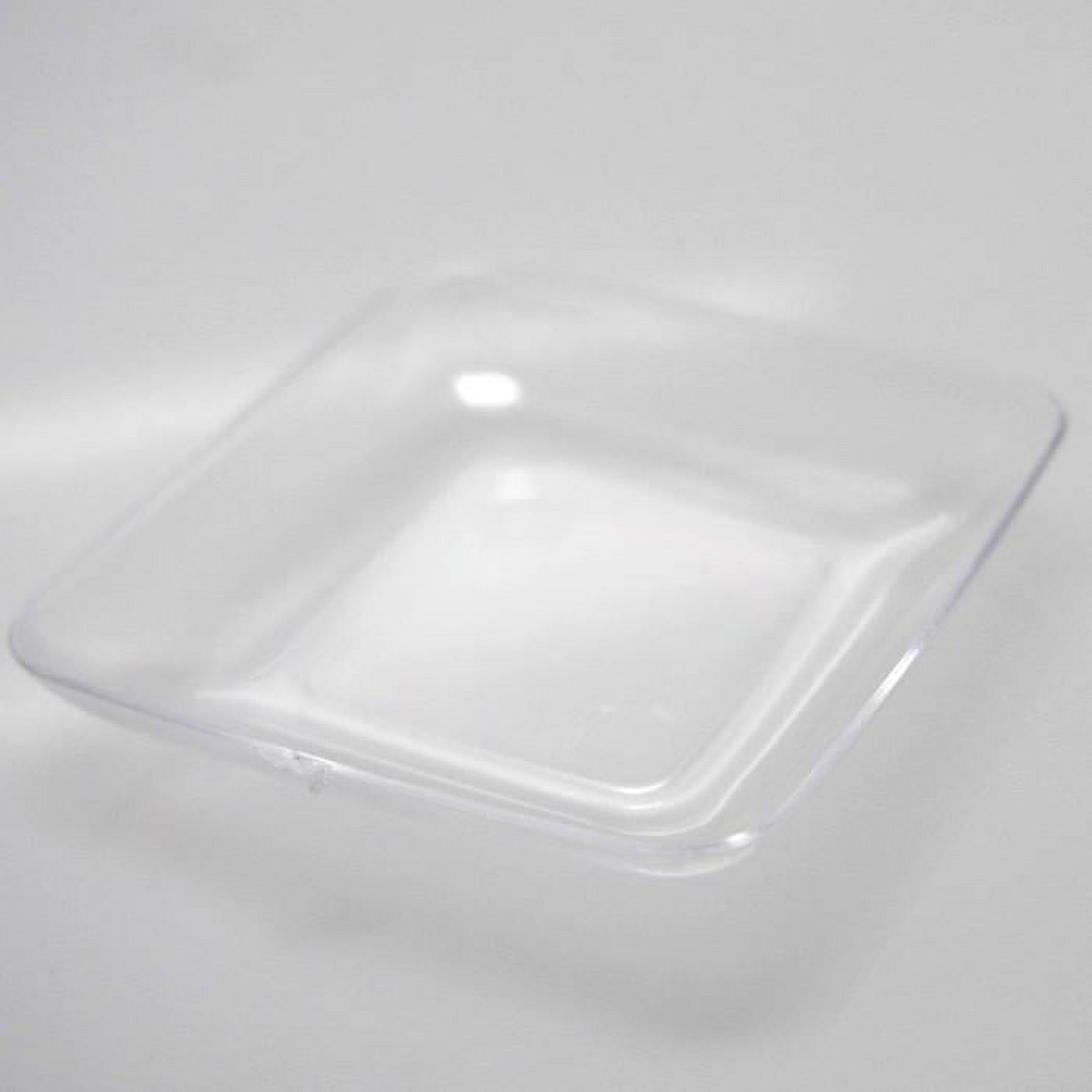 Walmart Clear Plastic Mini Disposable Cocktail Dessert Plates, 24-Piece ...