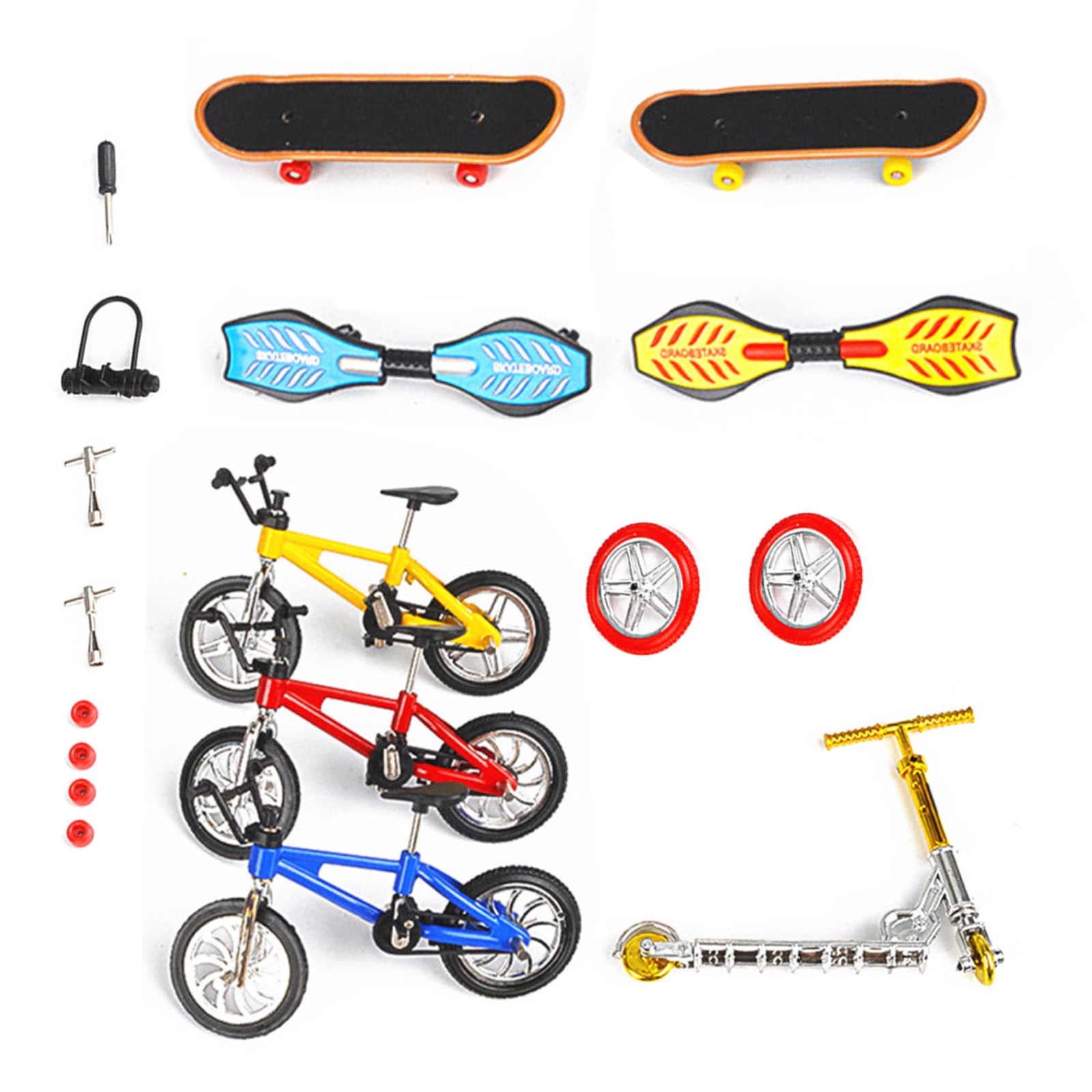 Plastic Mini Finger Scooter Bike Fingerboard Skateboard Two Wheels ...