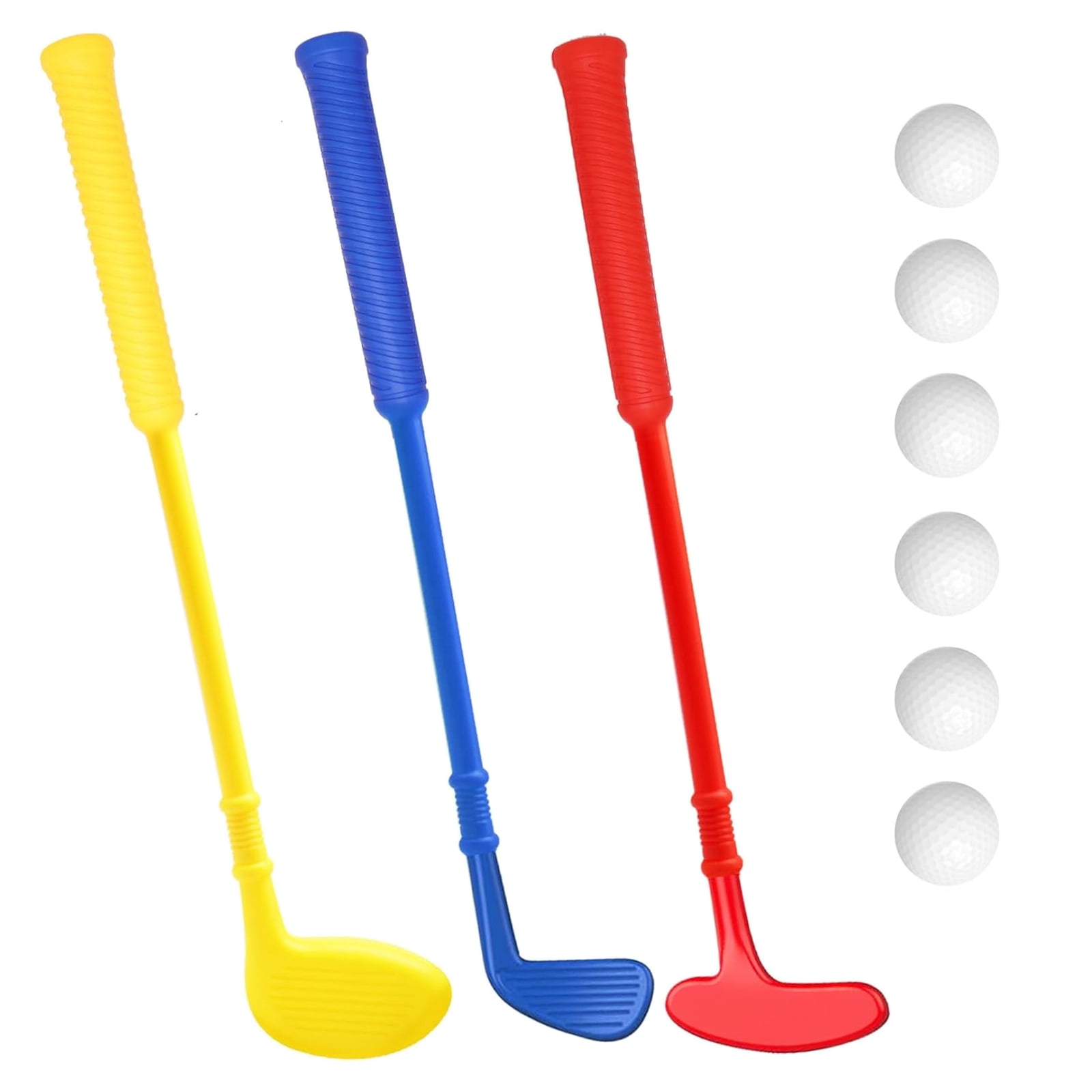 Plastic Golf Clubs for Kids Age 4 5 6 7 8 Year Old, Educational Golf ...