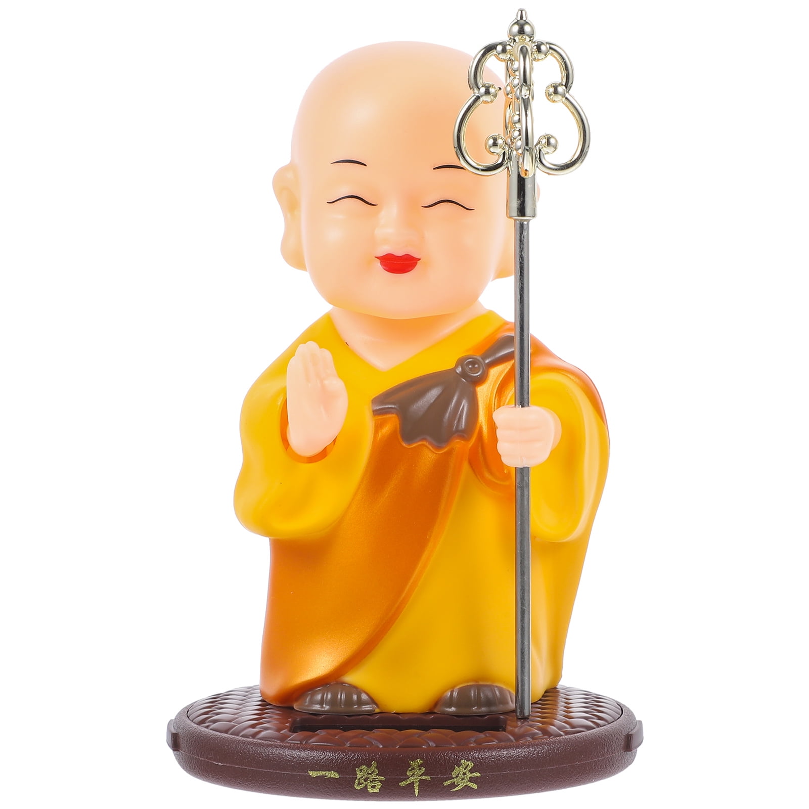 Toyandona Miniature Plastic Decoration Solar Ornament Yellow ABS 1Pack ...