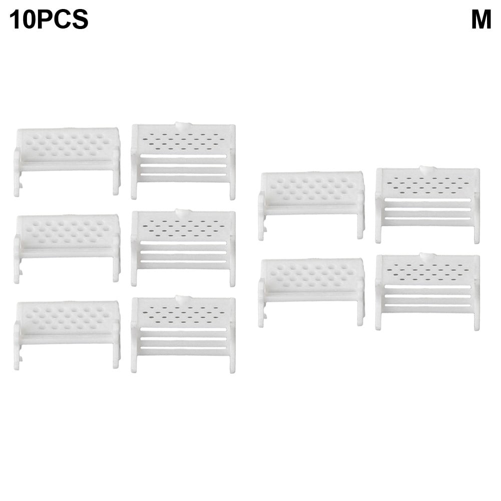 Plastic Mini Park Chairs Set Of 10 Or 100 For Craft Projects And ...