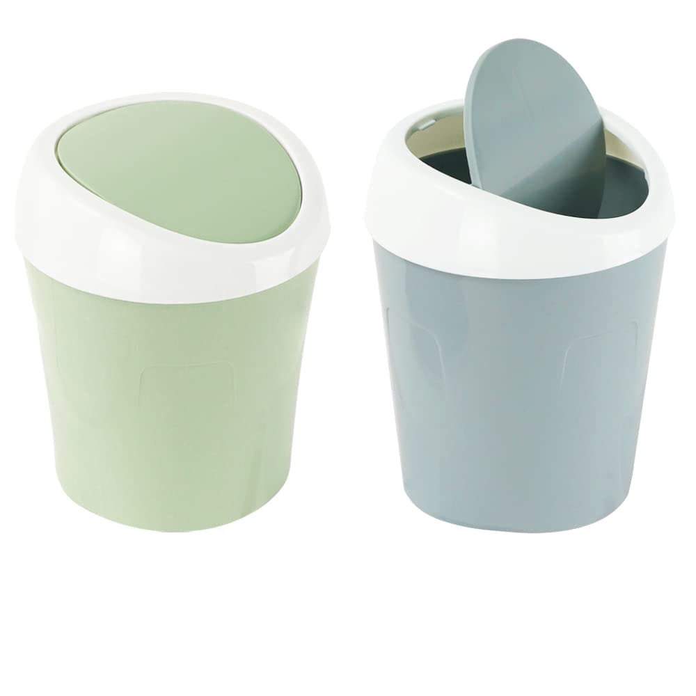 Plastic Mini Wastebasket Trash Can , Tiny Desktop Waste Garbage Bin ...