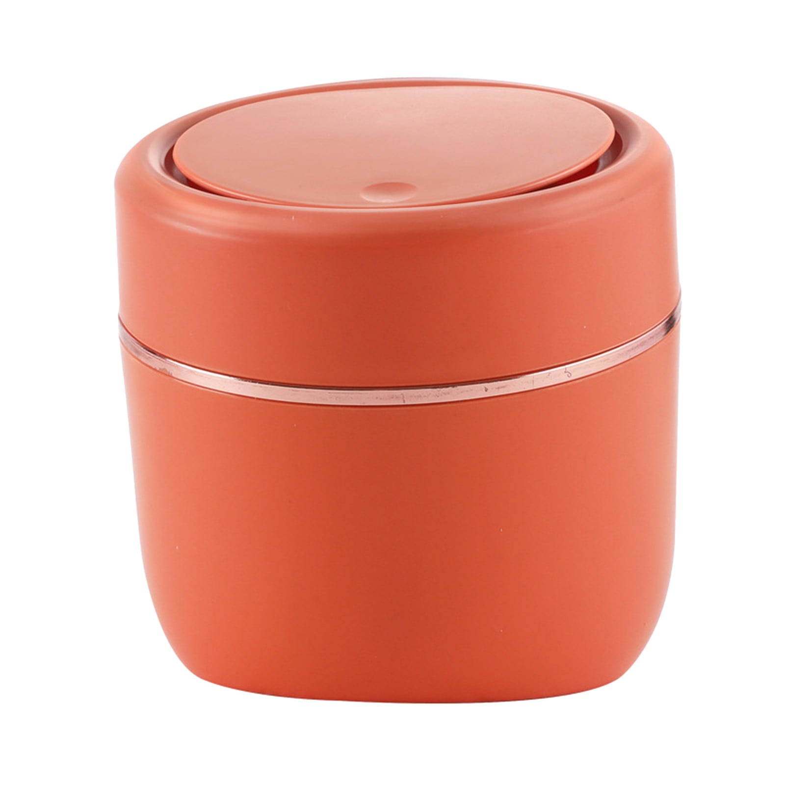 Mini Wastebasket Can with Swing Lid , Tiny Desktop Waste Garbage Bin ...