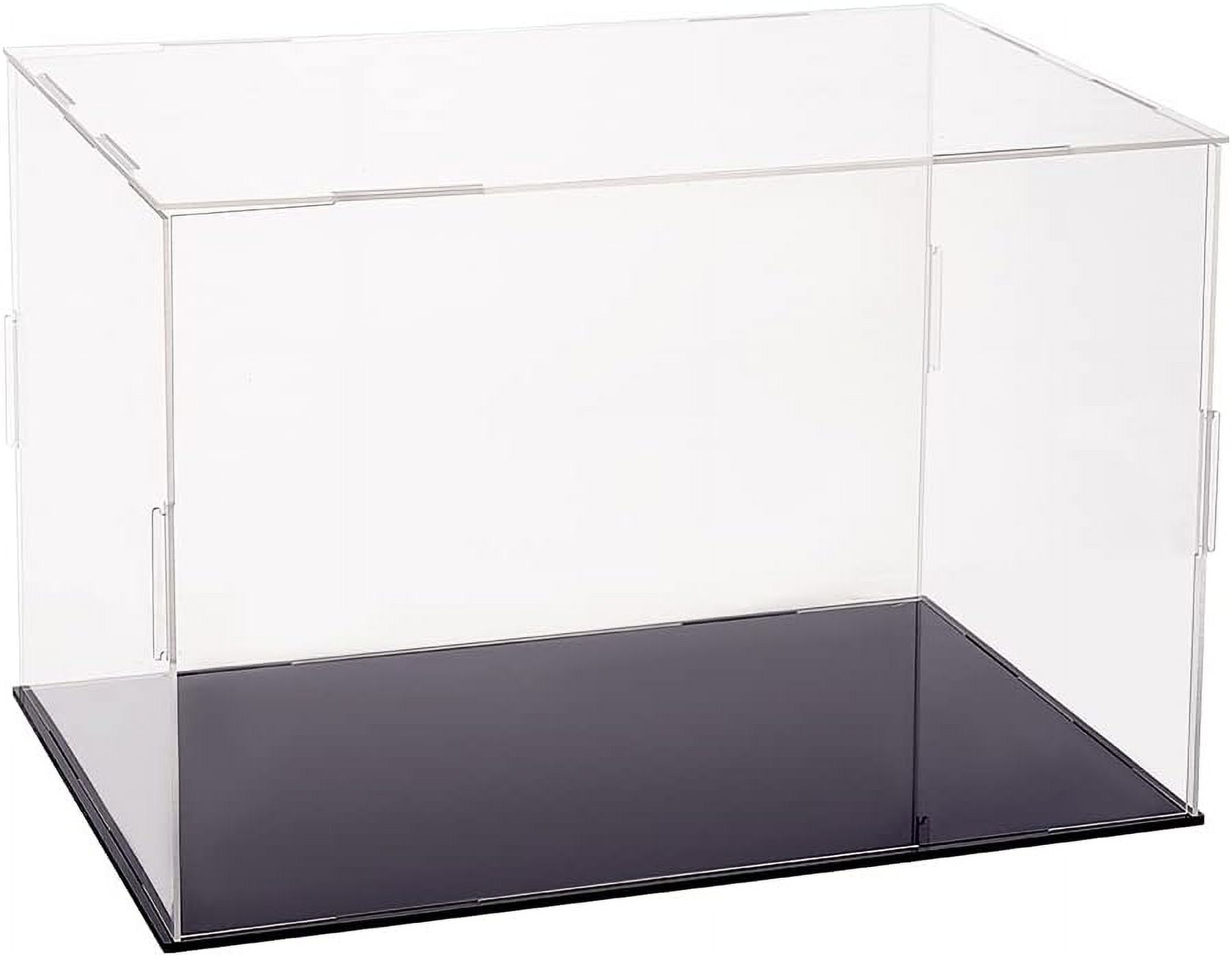 Plastic Minifigure Display Cases 12.2x8.3x8inch Clear Dustproof Action ...