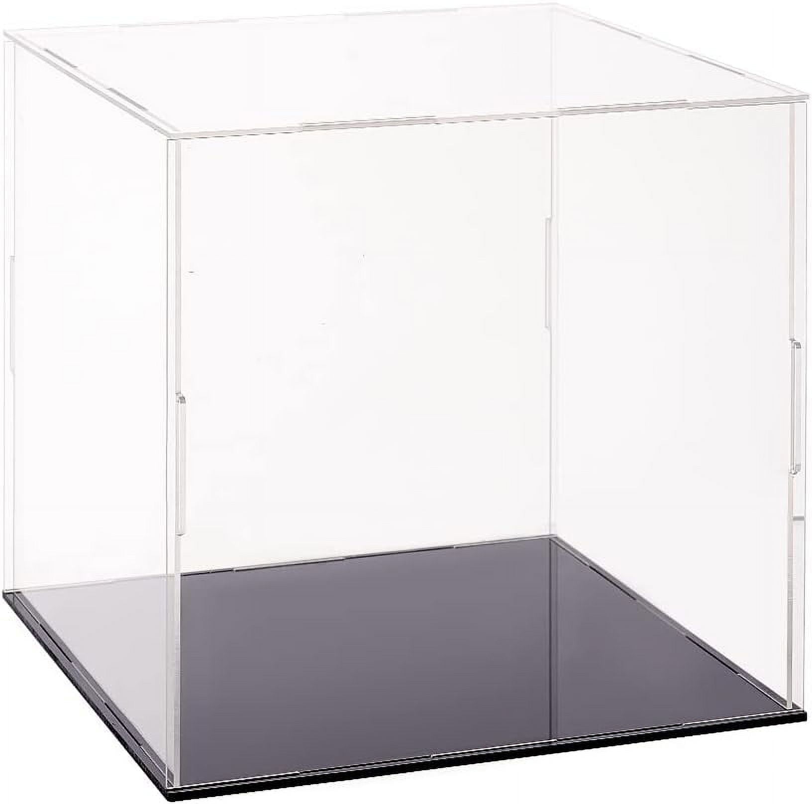 Plastic Minifigure Display Cases 8.3x8.3x8inch Clear Dustproof Action ...