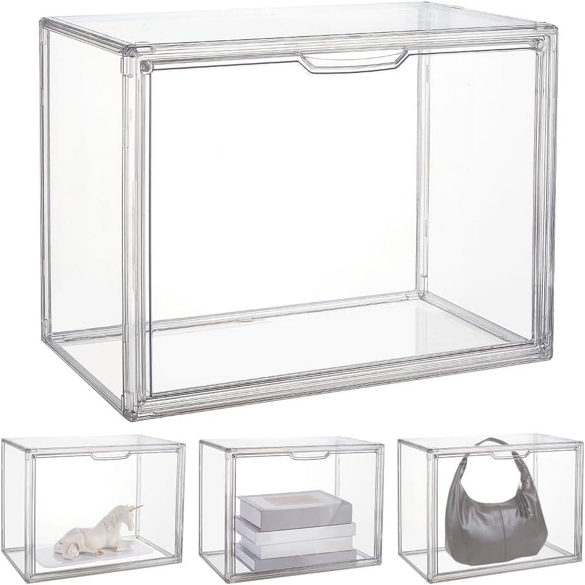 Plastic Minifigures Display Case Dustproof Dolls Display Box for Models ...