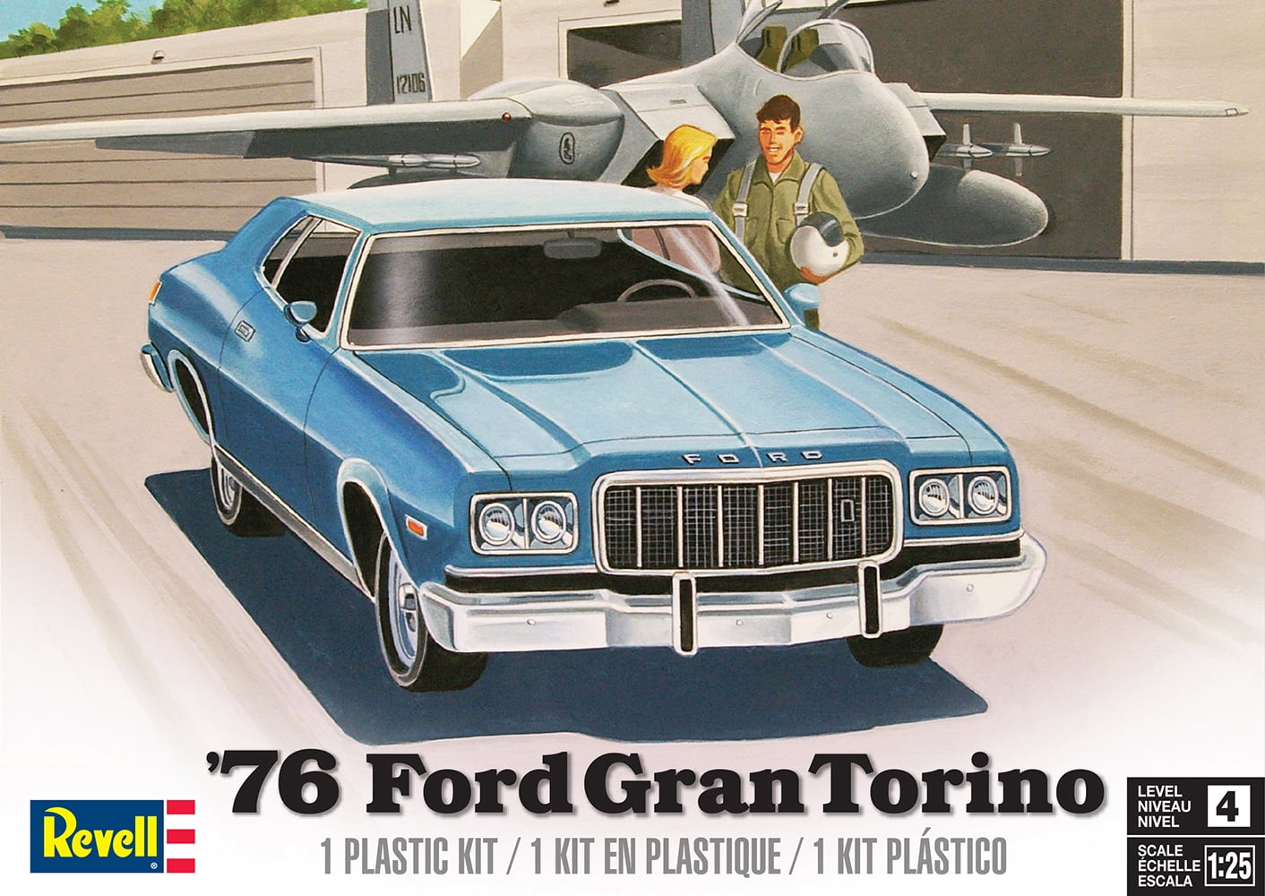 Plastic Model Kit-76 Ford Gran Torino - Walmart.com