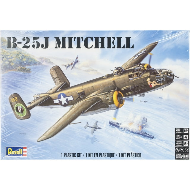 Plastic Model Kit-B-25J Mitchell 1:48 - Walmart.com