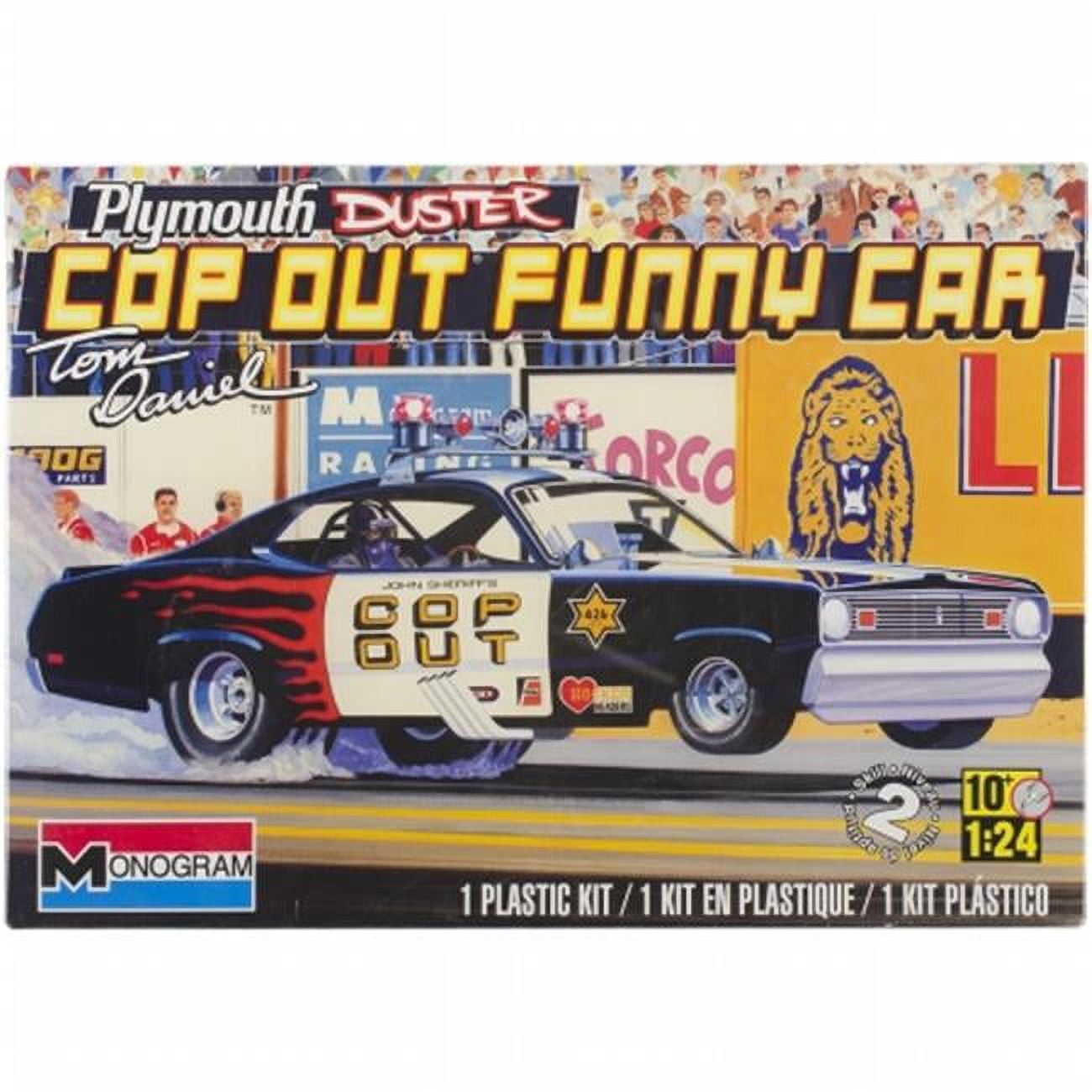Plastic Model Kit-Plymouth Duster Cop Out Car 1/24 - Walmart.com