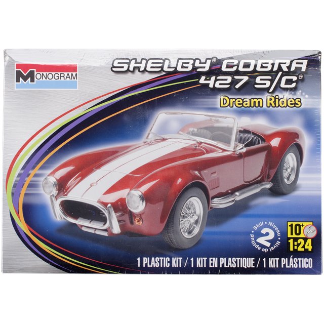 Plastic Model Kit Shelby Cobra 427 1:24 - Walmart.com