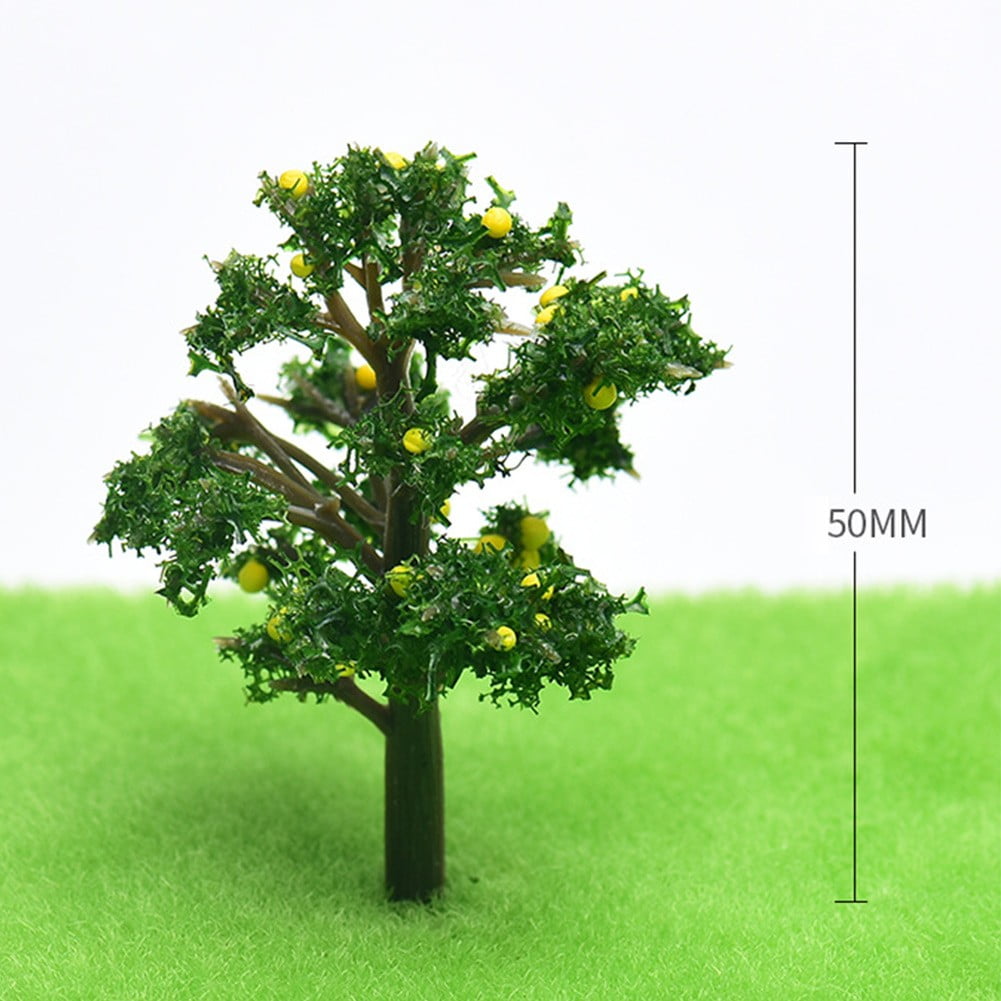 Plastic Model Trees for HO Scale Train Layout, Garden Decor & Miniature ...