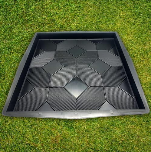 Plastic Molds Concrete Patio Paving Mold Slabs Chestnut - Big Beautiful ...