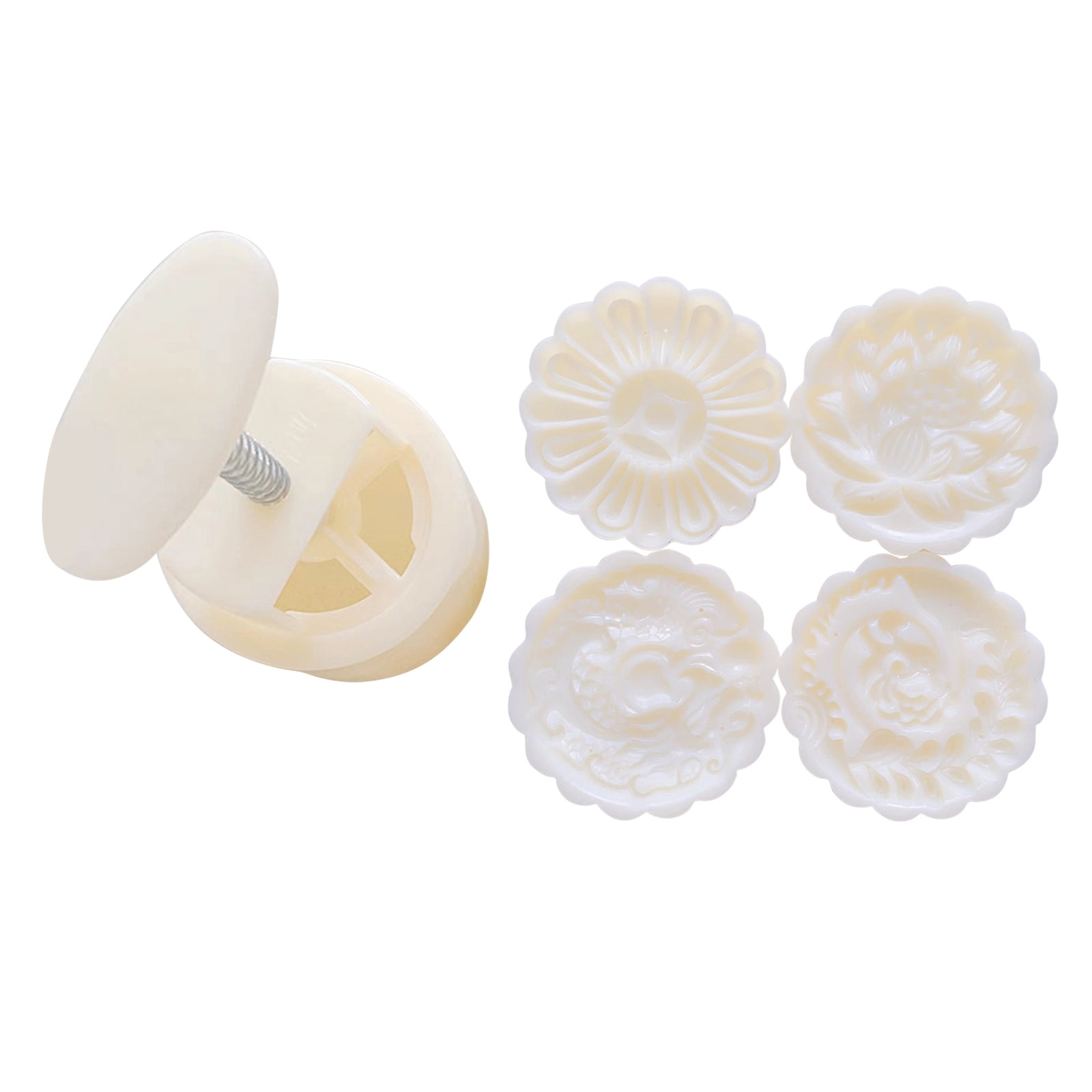 Plastic Mooncake Mold 150-185g Flower Stamps Biscuit Cookie Cutter ...