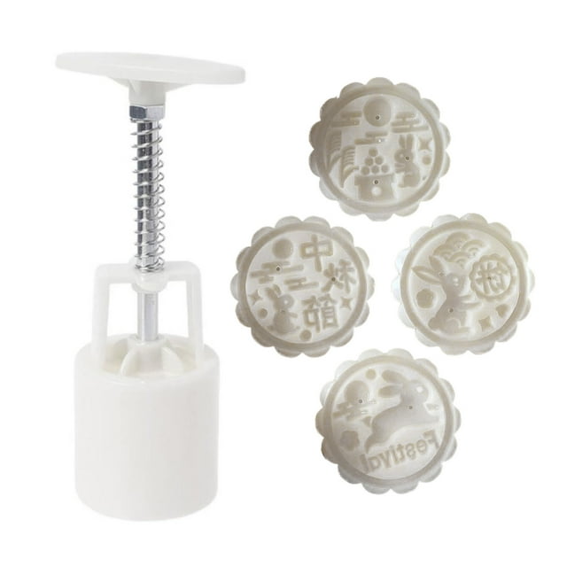 Plastic Mooncake Mold Mooncake Stamp Mooncake Tools for Creative Mid ...